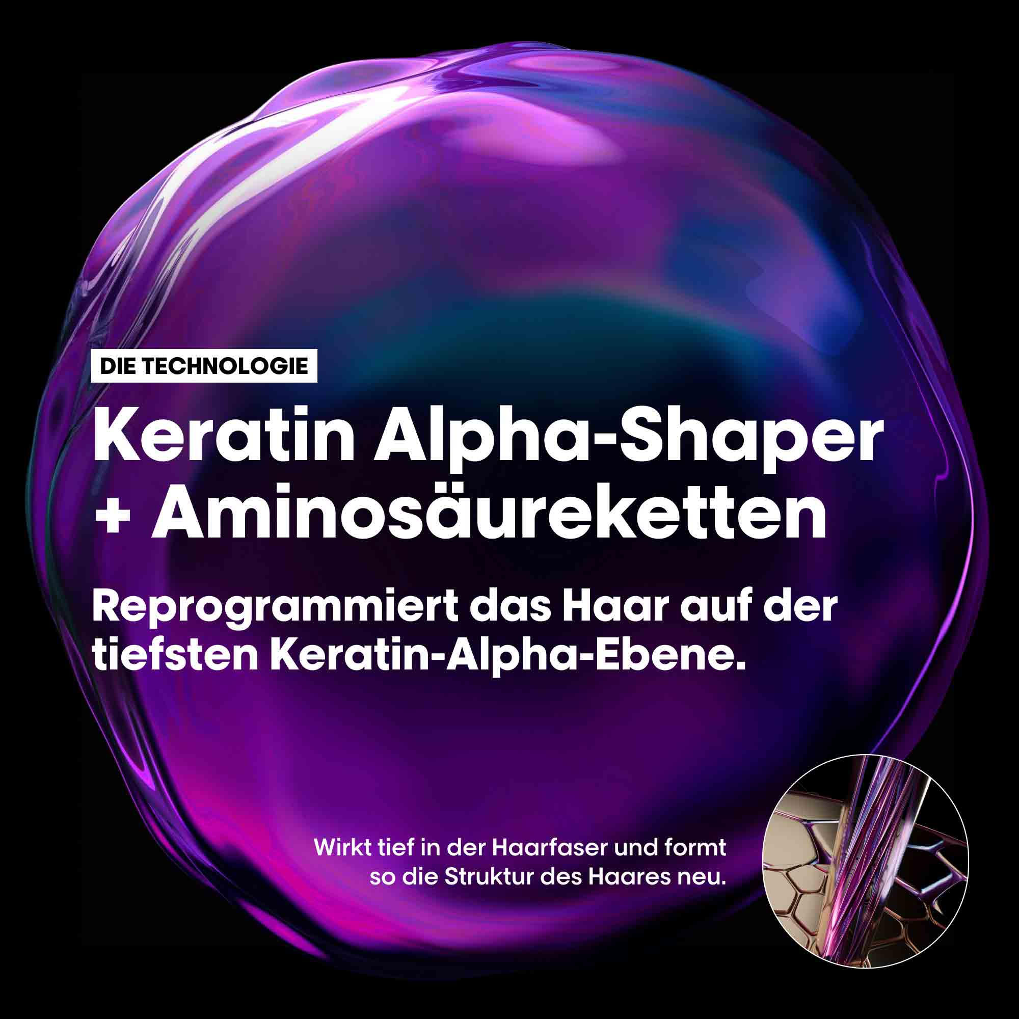 L'Oréal Professionnel Keratin Alpha Sleek Shampoo | 300 ml | 19609